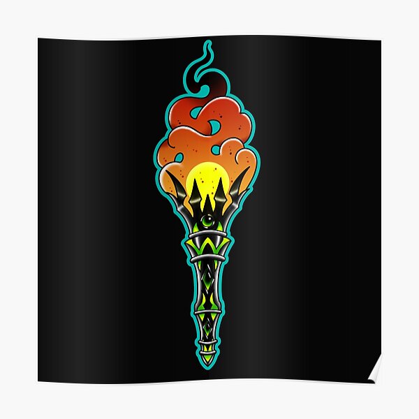"torch" Poster for Sale by AgeeTattoos | Redbubble