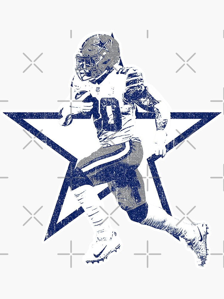 "Tony Pollard (Variant)" Sticker for Sale by huckblade | Redbubble