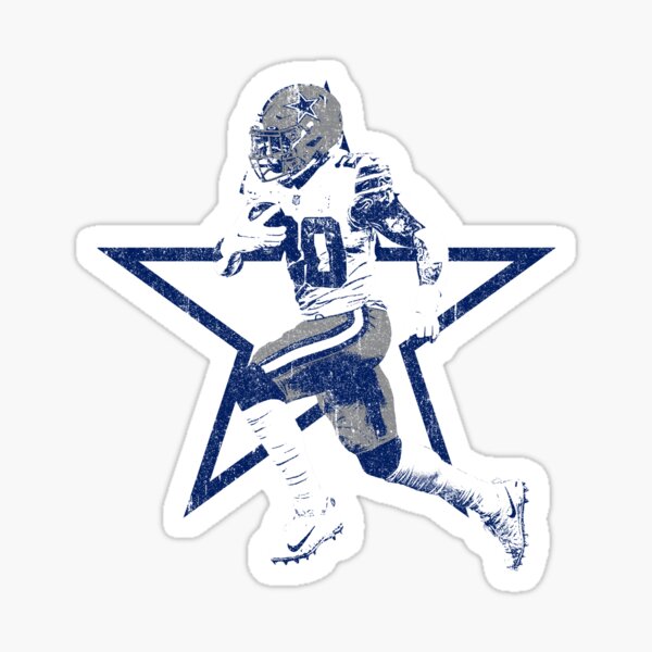 "Tony Pollard (Variant)" Sticker for Sale by huckblade | Redbubble