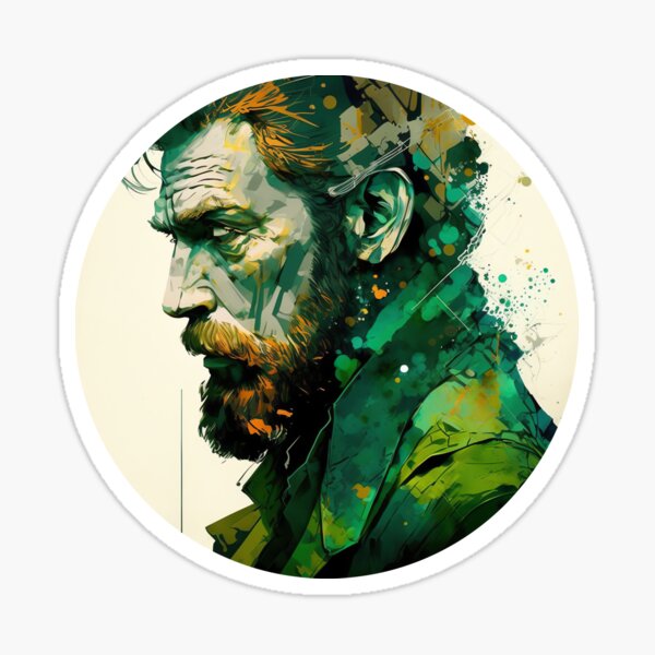 "Vincent" Sticker for Sale by Electric-Llama | Redbubble