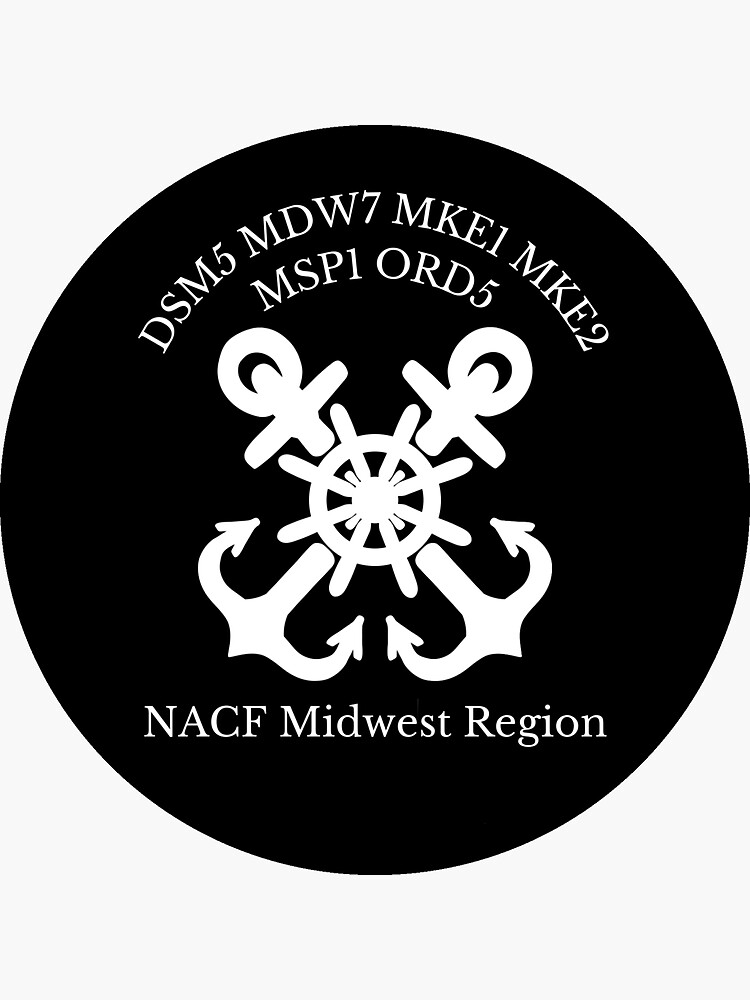 "NACF MIDWEST #2" Sticker for Sale by bluemooseminny | Redbubble