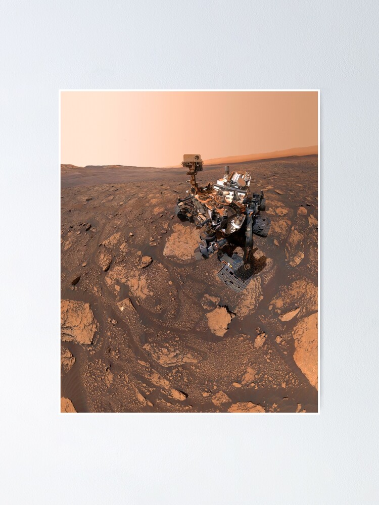 "Mars Curiosity Rover" Poster for Sale by HeadRubble | Redbubble