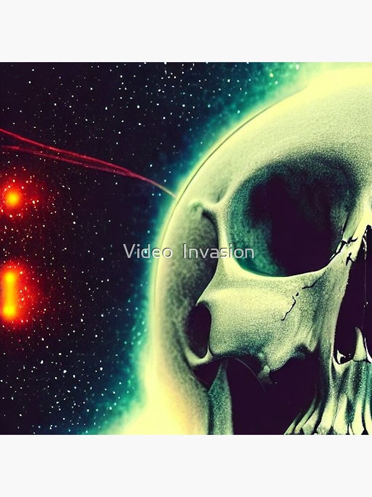 "Space Skull 28 - "The Edge of Space" - Dystopian Art" Poster for Sale ...