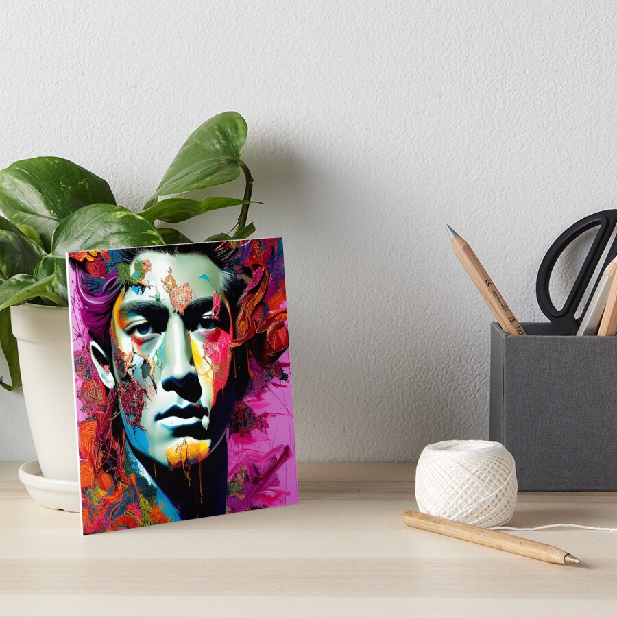 "hyper detailed close-up portrait of male mythical creature covered in ...