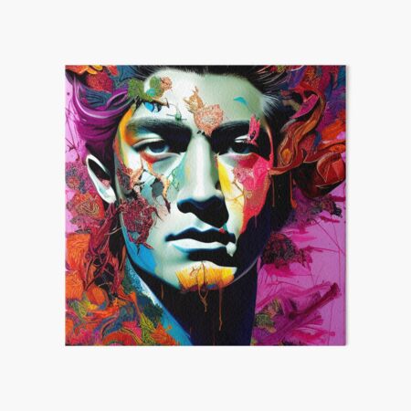 "hyper detailed close-up portrait of male mythical creature covered in ...