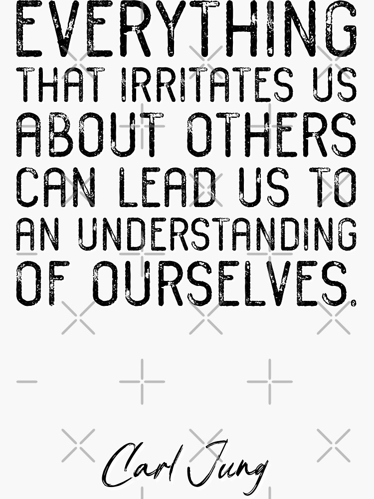 Carl Jung Quote 06 Sticker For Sale By Quoteey Redbubble