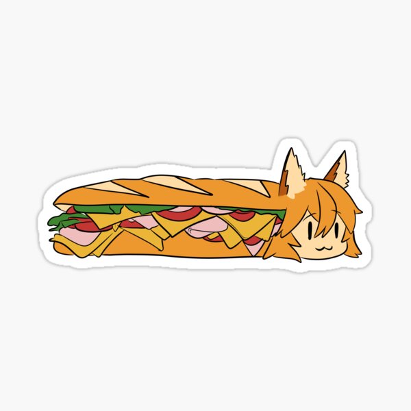 "Senko Sandwich" Sticker for Sale by Hambroger | Redbubble