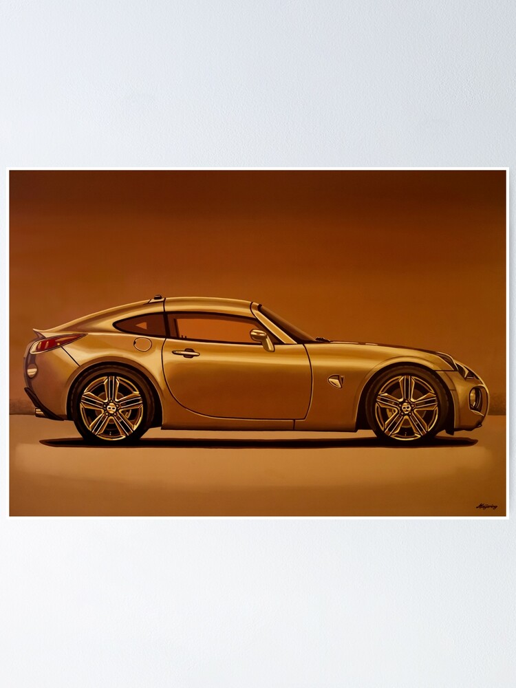 "Pontiac Solstice Coupe 2009 Painting" Poster for Sale by PaulMeijering ...