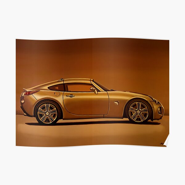 "Pontiac Solstice Coupe 2009 Painting" Poster for Sale by PaulMeijering ...
