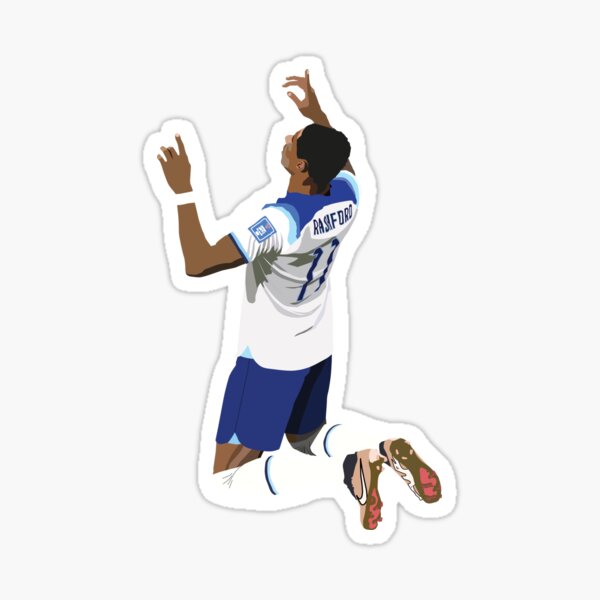 "Marcus Rashford for England" Sticker for Sale by melvinmode | Redbubble