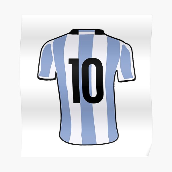 "Argentina World Cup Champions Messi No 10" Poster for Sale by URBANZ ...