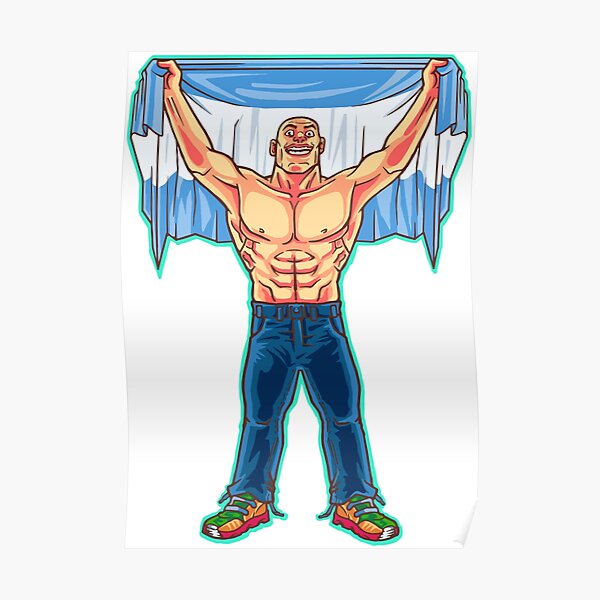 "The Hunk Argentina Fans World Cup 2022" Poster for Sale by agungmalang ...