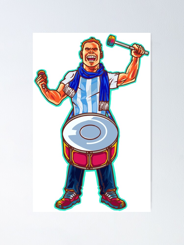 "The Drummer - Argentina Football Team Fans for 2022 Qatar World Cup ...