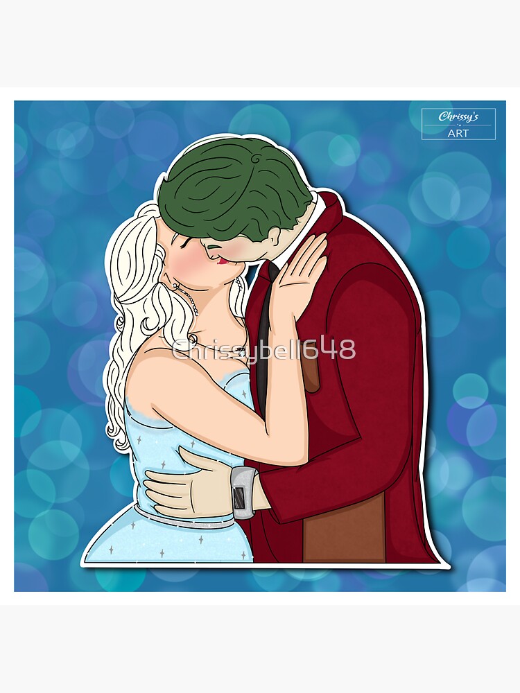 Zombies Zed And Addison Kiss Sticker For Sale By Chrissybell648 Redbubble