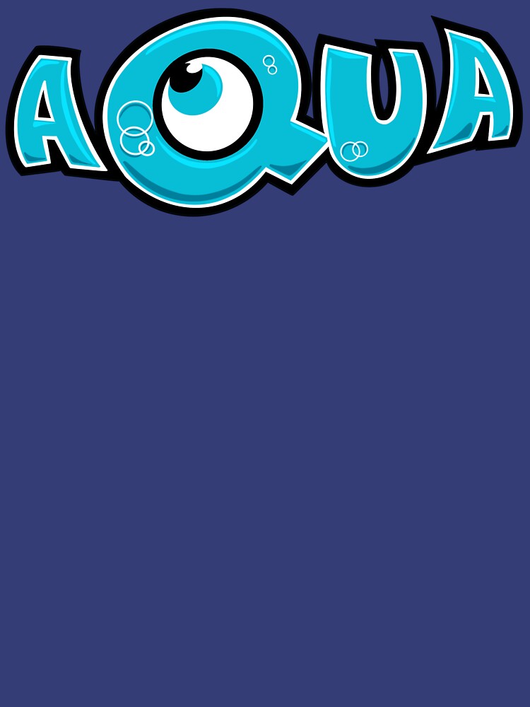 "Aqua band logo" Essential T-Shirt for Sale by bubblegumdancer | Redbubble