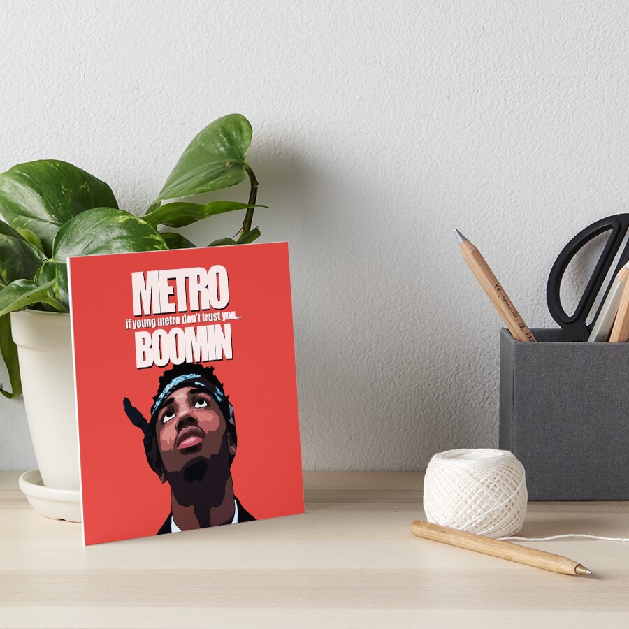 "Metro Boomin, Metro Boomin Heroes and Villains" Art Board Print for ...
