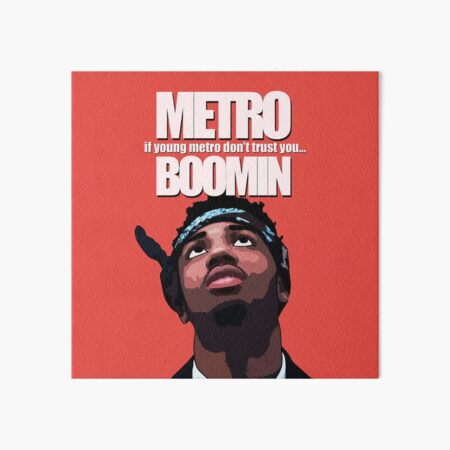 "Metro Boomin, Metro Boomin Heroes and Villains" Art Board Print for ...