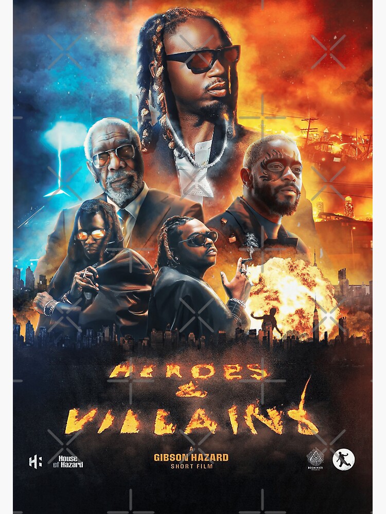 "Metro Boomin Heroes and Villains" Sticker for Sale by ShawMarth ...