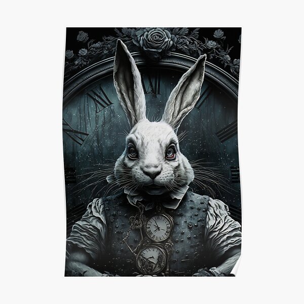 "White Rabbit - Alice's Adventures in Wonderland" Poster for Sale by fi ...