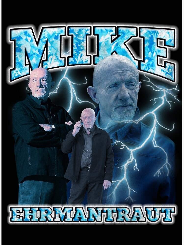 "Mike Ehrmantraut Breaking Bad Vintage 90's Retro Bootleg" Art Print ...