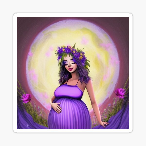 "Fertility Witch" Sticker for Sale by EeveeNightCafe | Redbubble