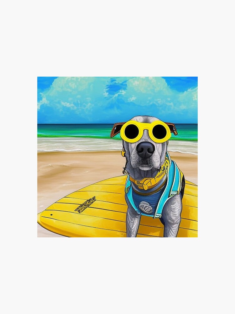 "Dogs Day Out" Sticker for Sale by EeveeNightCafe | Redbubble