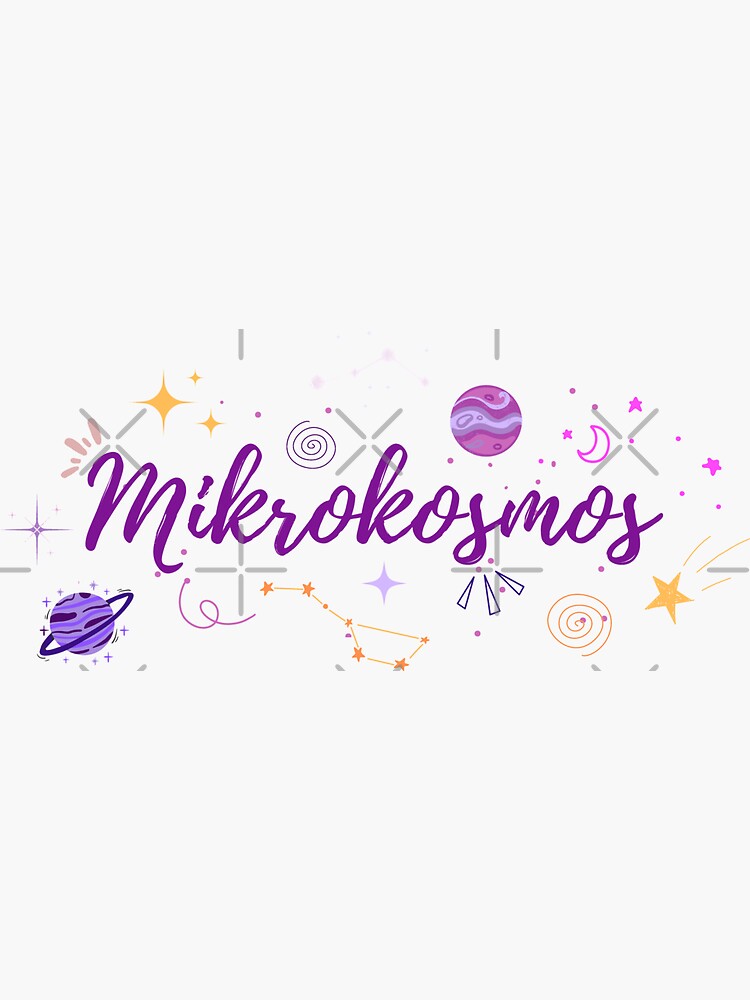 "BTS Mikrokosmos" Sticker for Sale by ohleeve | Redbubble