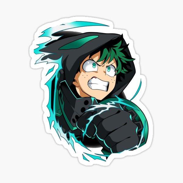 "deku" Sticker for Sale by stefranco | Redbubble