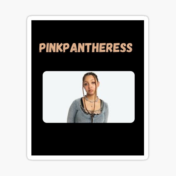 "pinkpantheress" Sticker for Sale by zeenvis | Redbubble