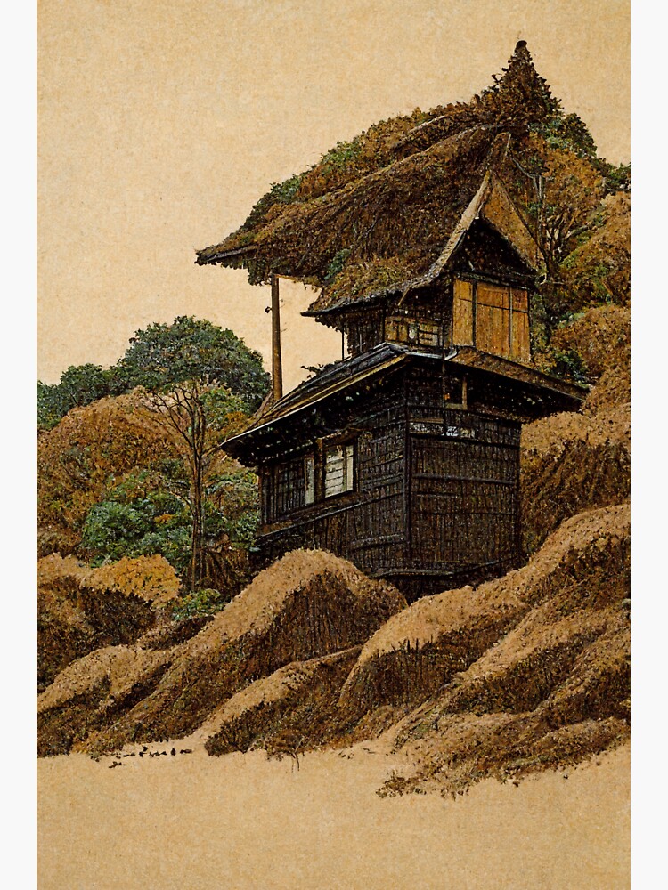 "Beach Hut" Sticker for Sale by R-PattersonArt | Redbubble