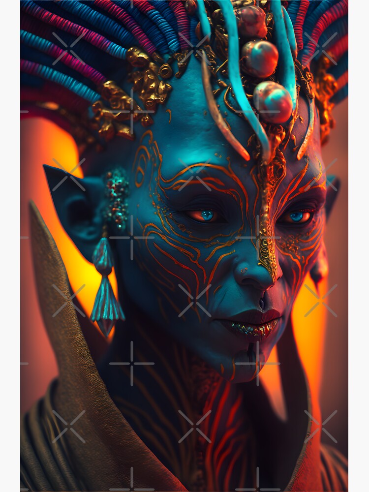 "Alien Ambassador" Sticker for Sale by TooplesArt | Redbubble