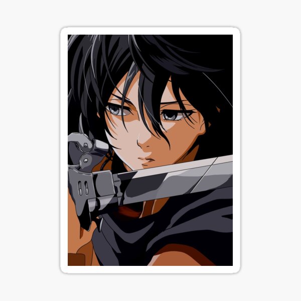 "mikasa" Sticker for Sale by hondmerry | Redbubble