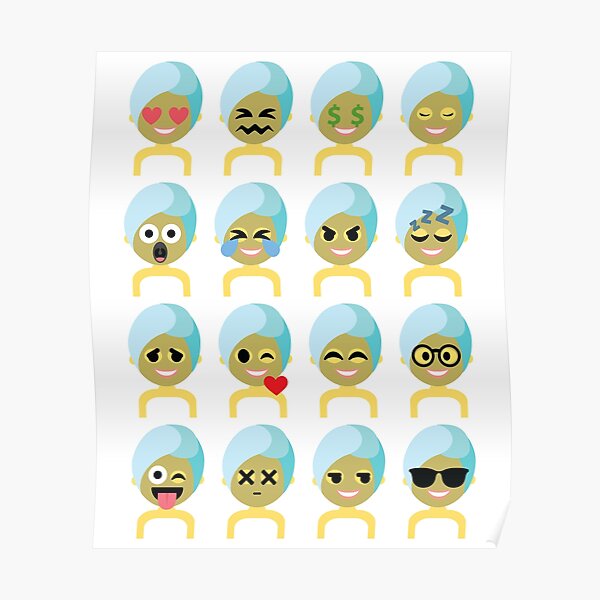 "Spa Girl Emoji " Poster by HippoEmo | Redbubble