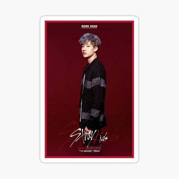 "Bang Chan" Sticker for Sale by vinylatl | Redbubble