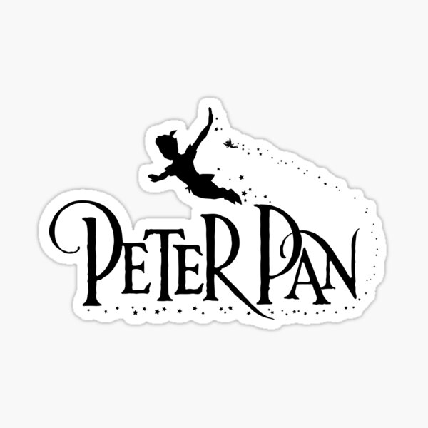 "Peter pan star magic decoration t-shirt sticker" Sticker for Sale by ...