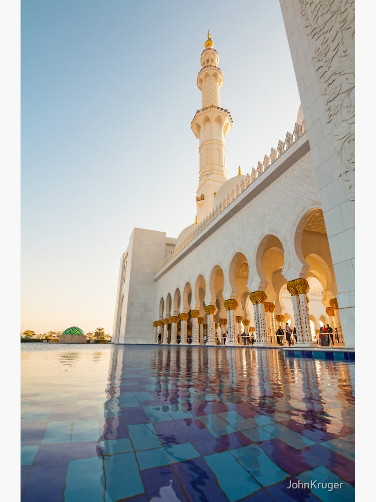"Sheikh Zayed Grand Mosque, Abu Dhabi, UAE" Sticker for Sale by ...