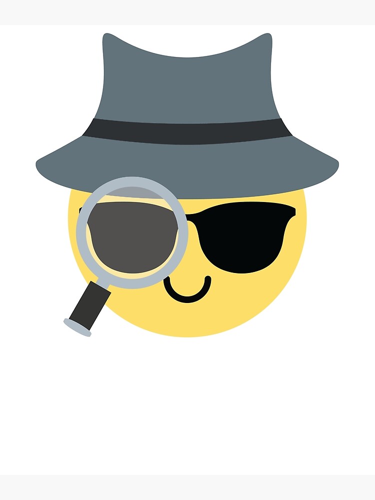 "Detective Emoji " Poster for Sale by HippoEmo | Redbubble