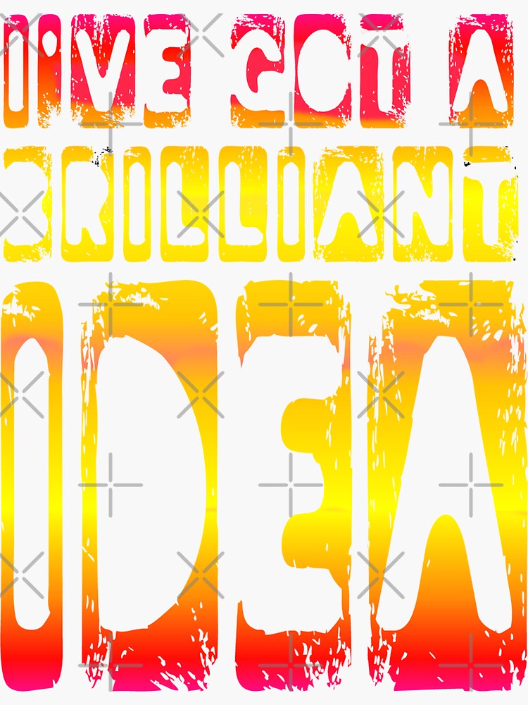 "EUREKA Moment Brilliant Ideas funny meme" Sticker for Sale by ...