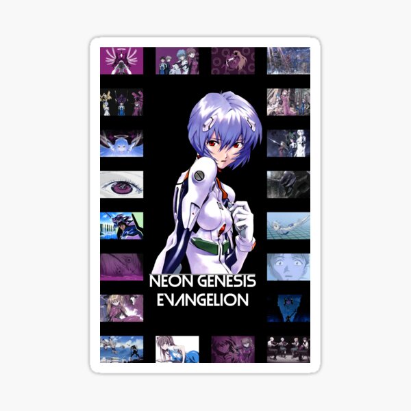 "Neon Genesis Evangelion" Sticker for Sale by ACKShop | Redbubble