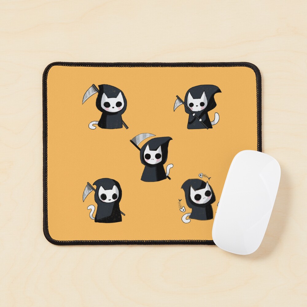 "Grim reaper cats pack" Sticker for Sale by Mayarart | Redbubble