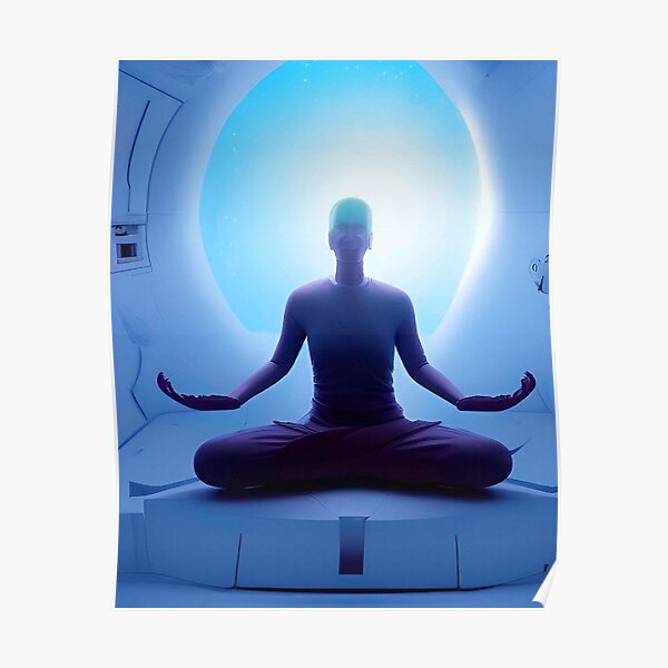 "Meditating humanoid alien meditation" Poster for Sale by Neo ...