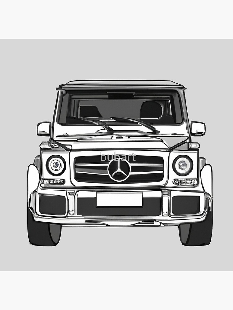 "G-Wagon Merc Drawing" Poster for Sale by bubart | Redbubble