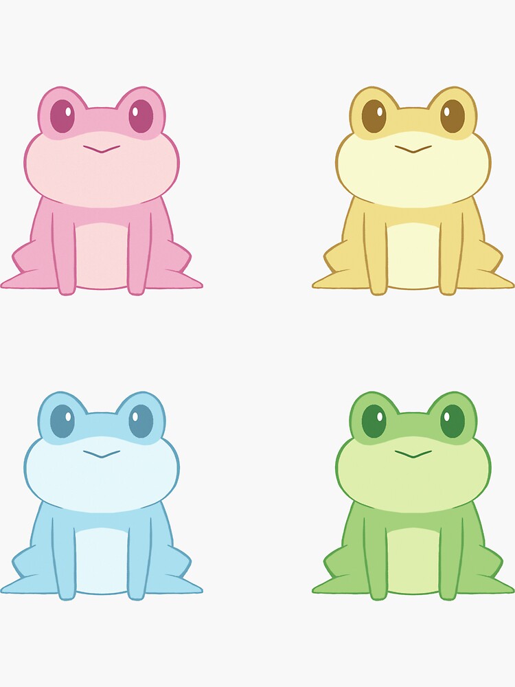 "An Army of Frogs" Sticker for Sale by cloudysheepart | Redbubble