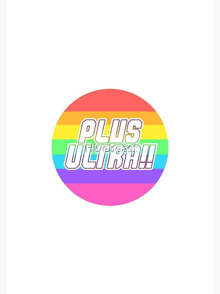 "BNHA PLUS ULTRA!! Gay Pride" Spiral Notebook for Sale by Hivebeast ...