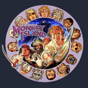 "Secret of Monkey Island - Pirate Codewheel with logo - Classic MS-DOS ...