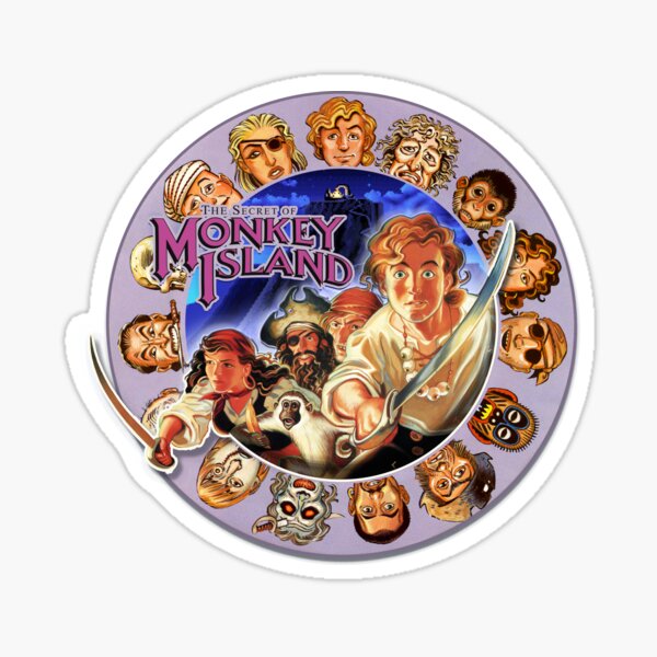 "Secret of Monkey Island - Pirate Codewheel with logo - Classic MS-DOS ...