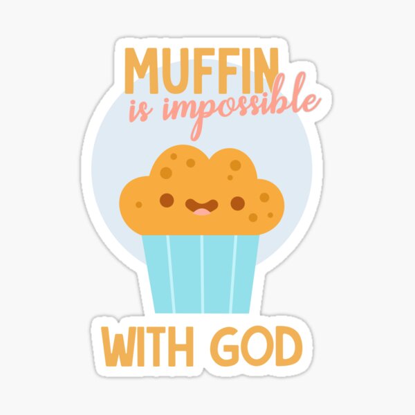 "Muffin" Sticker for Sale by NoodleWarrior | Redbubble