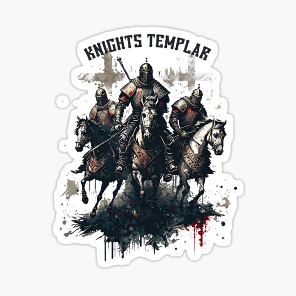 "Knights Templar" Sticker for Sale by TheHistoryWorld | Redbubble