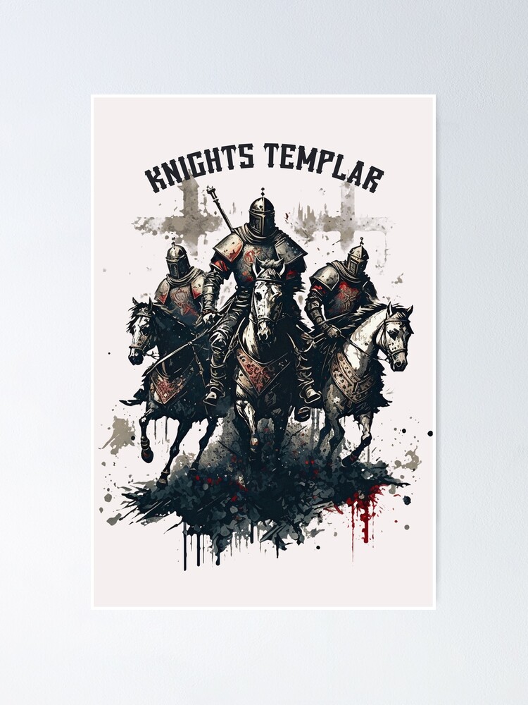 "Knights Templar" Poster for Sale by TheHistoryWorld | Redbubble