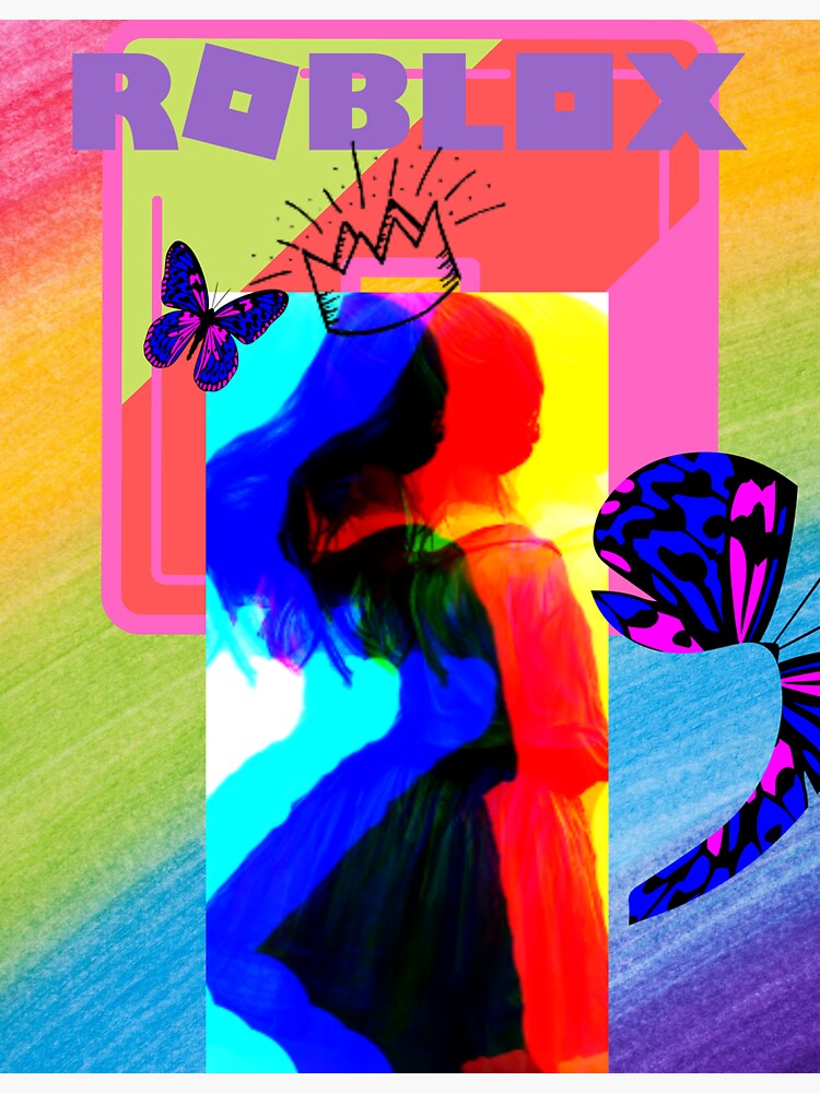 "rainbow robloxX" Sticker for Sale by newcameleon | Redbubble